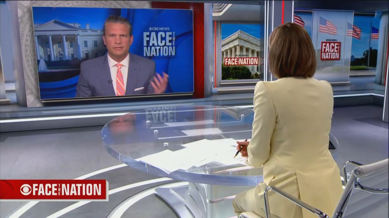 'Manufactured story!' Pete Hegseth snipes at CBS's Brennan in tense ...