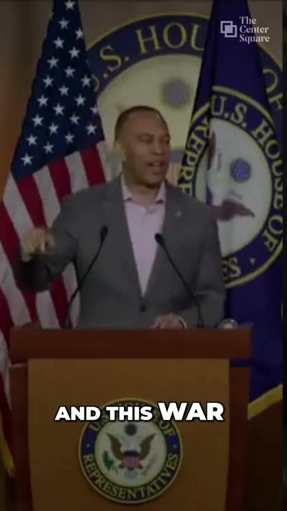 Hakeem Jeffries blasts Trump over Iran conflict