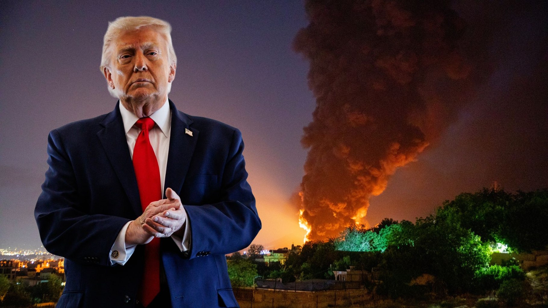 Atak Izraela, Trump z pilnym apelem. Wzywa wszystkie strony