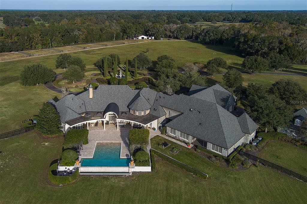 Stunning 2008 French estate in Micanopy, Florida, featuring 560+ acres ...