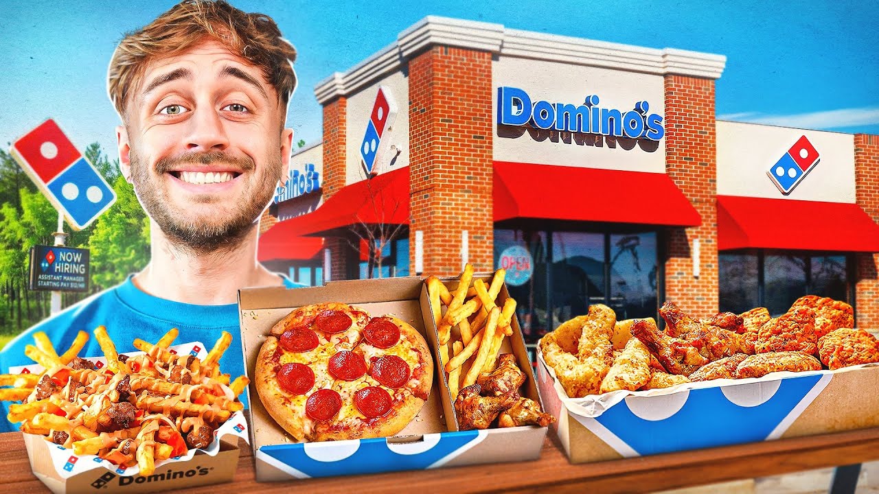 Festin à 50 € chez Domino's Pizza 🤤 (cassage de ventre)