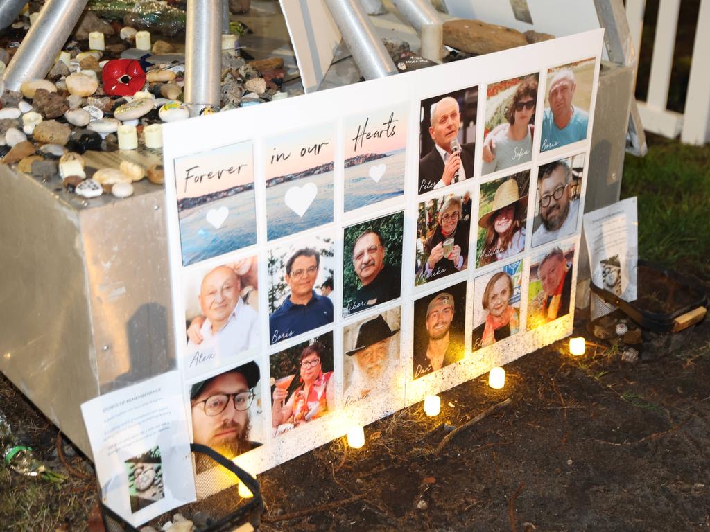 Tears flow at Bondi attack memorial