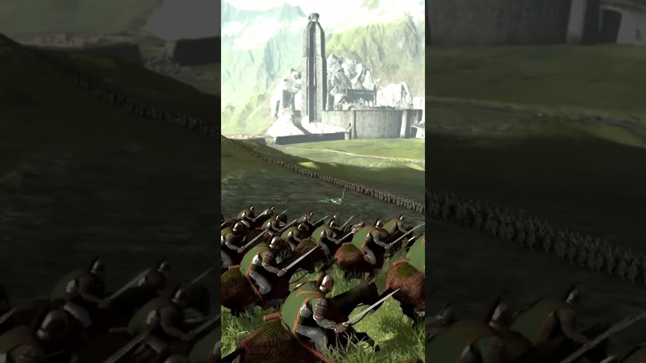 Rider of Rohan charging at Helm’s Deep