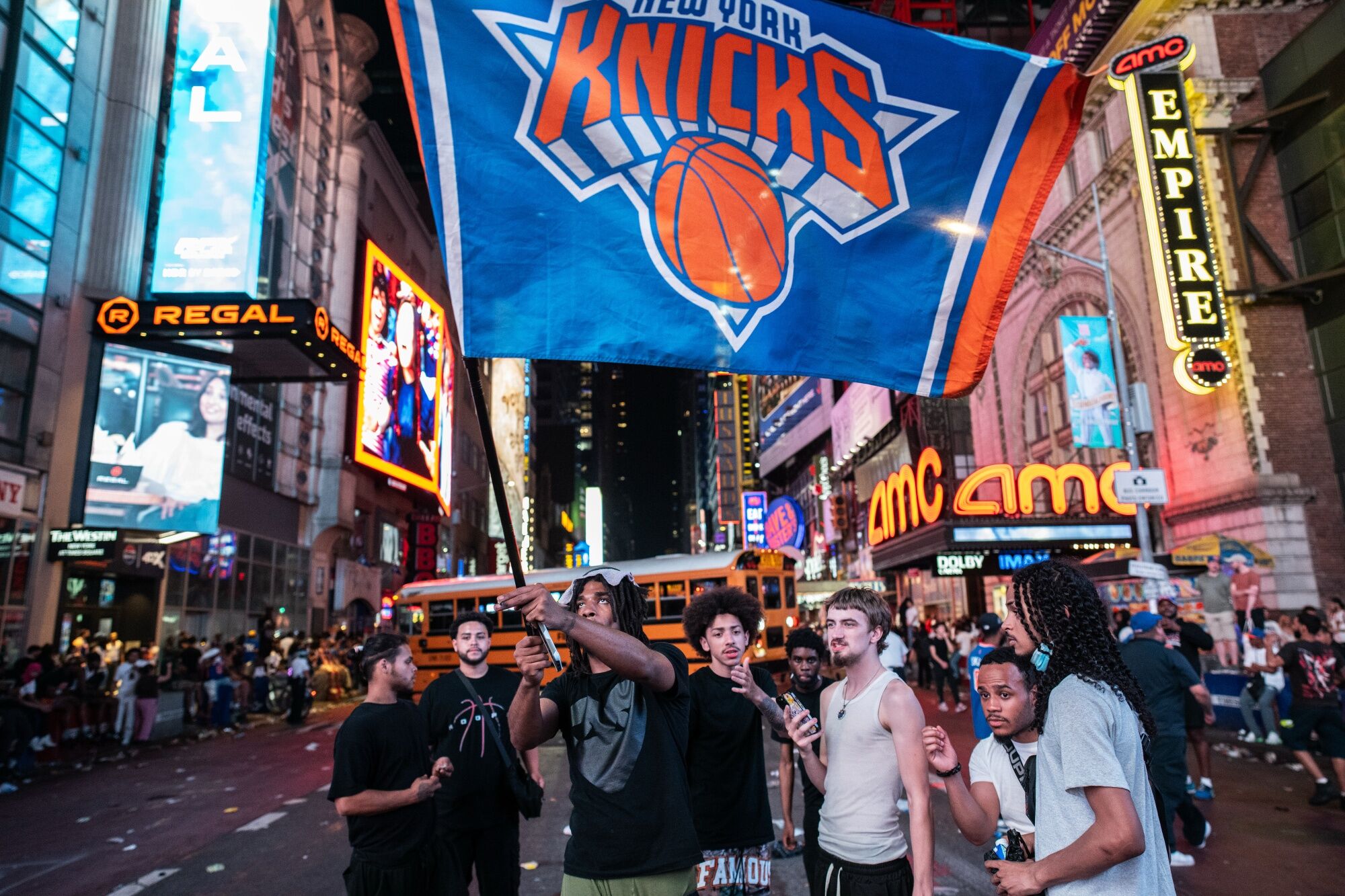 Knicks win, giving tortured fans first NBA title in 53 years