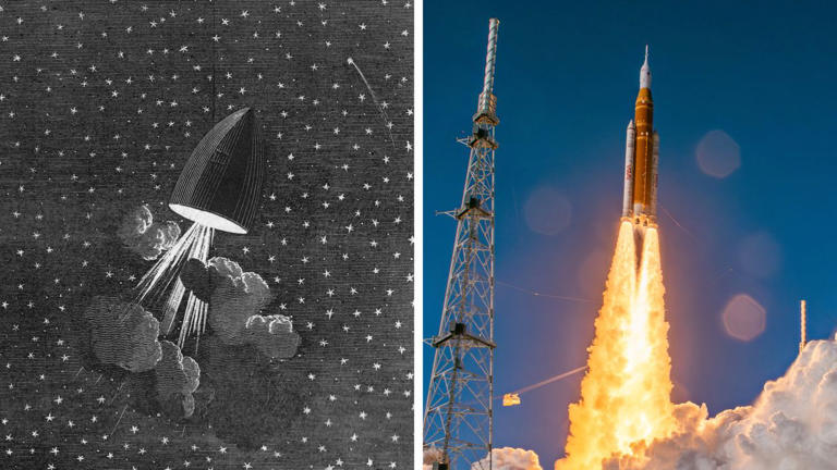 How Jules Verne predicted the Artemis 2 mission to the moon almost 160 ...