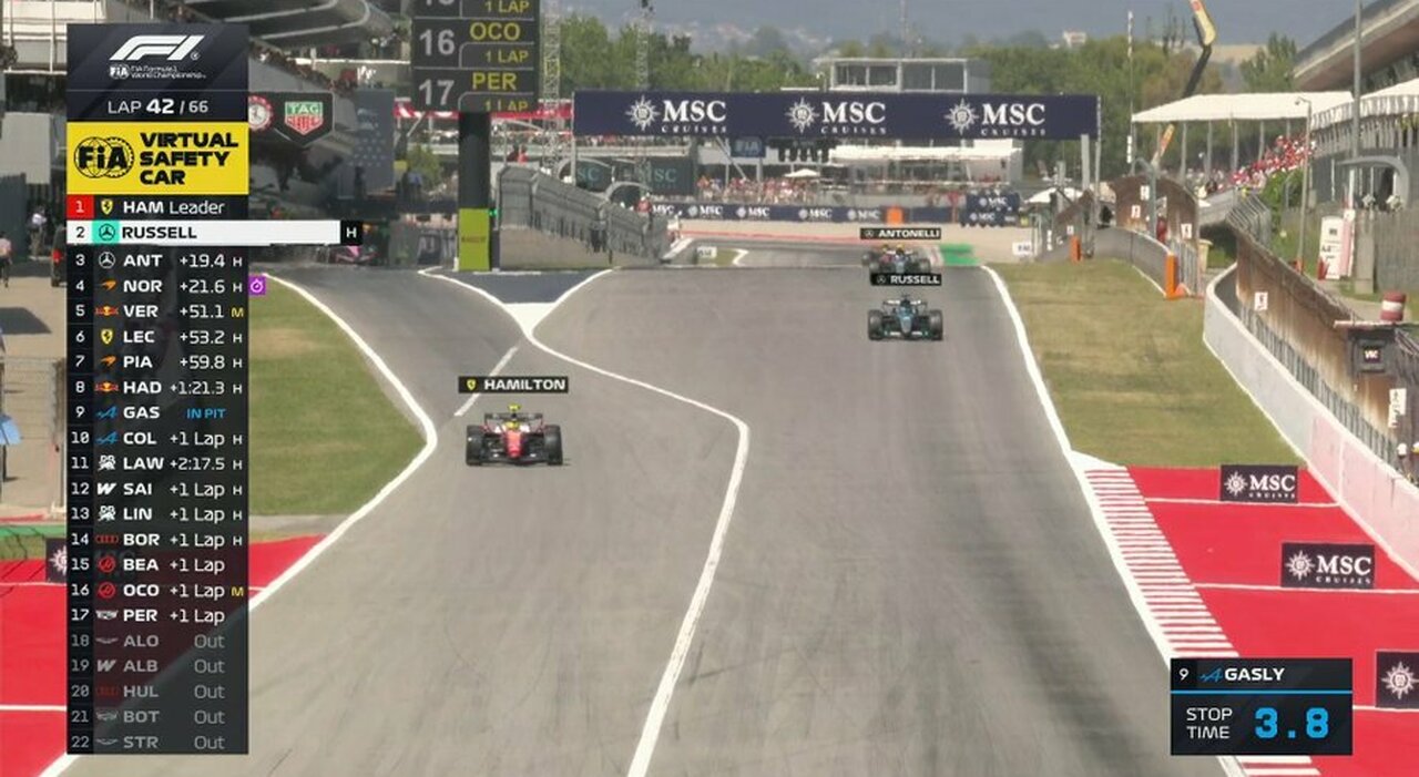 Live F1, GP Barcellona in diretta: gran mossa Ferrari, terzo pit-stop e ...