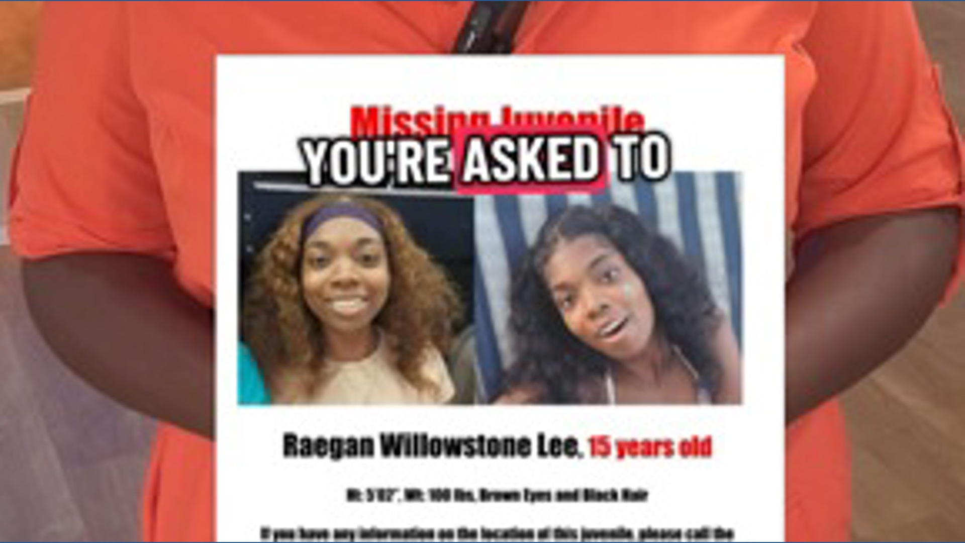 Missing 15-year-old Reagan Lee
