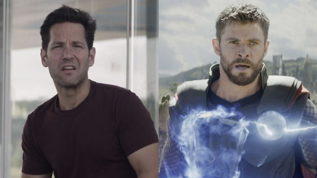 Paul Rudd admits seeing Chris Hemsworth wandering around as Thor on MCU ...
