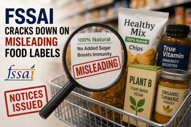 FSSAI flags 'healthy' and 'organic' claims, sends notices to multiple ...
