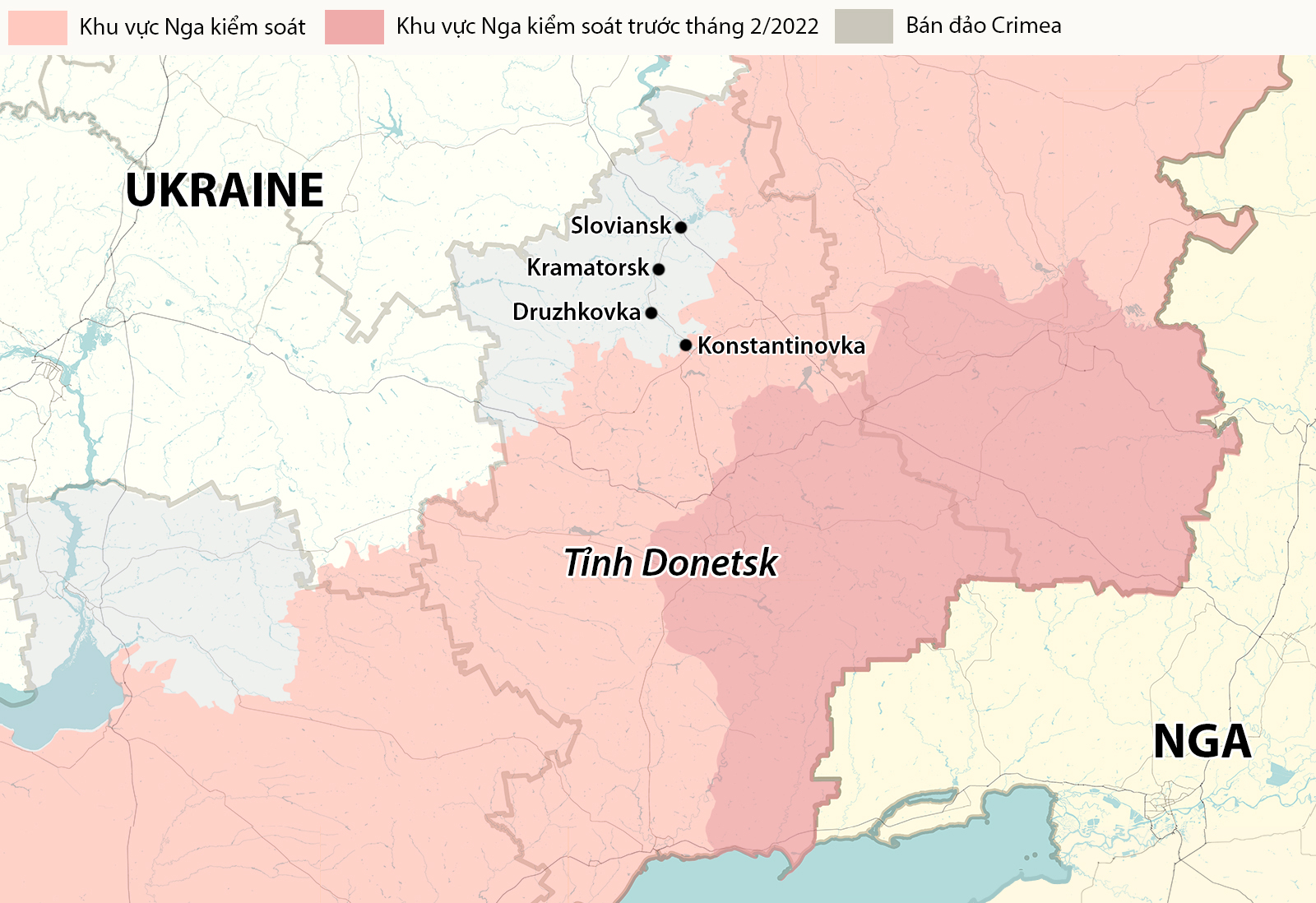Tình thế nguy kịch của Ukraine ở cửa ngõ vành đai pháo đài Donetsk