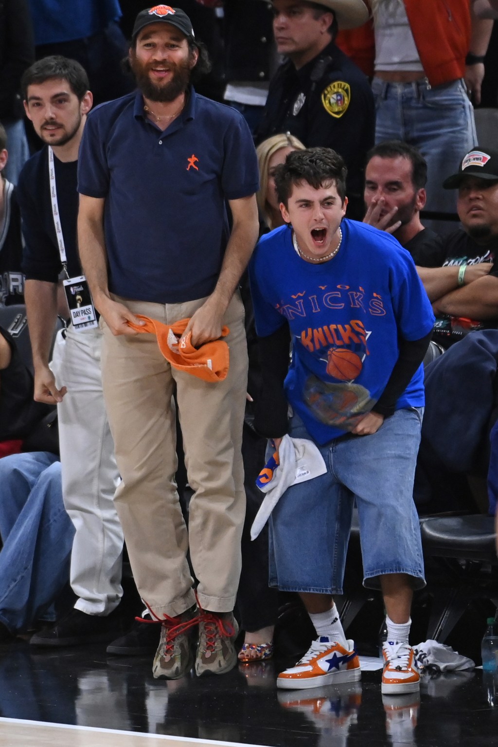 Timothée Chalamet shades the Oscars while celebrating Knicks’ historic ...
