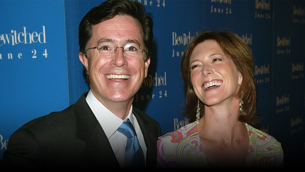 Stephen Colbert brings ABBA energy and live music to wife Evie’s star ...