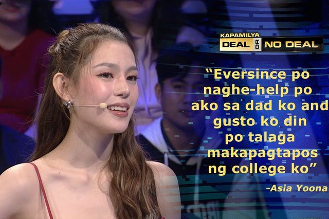 Asia Yoona, hindi napigilan maging emosyonal sa Kapamilya Deal or No Deal!