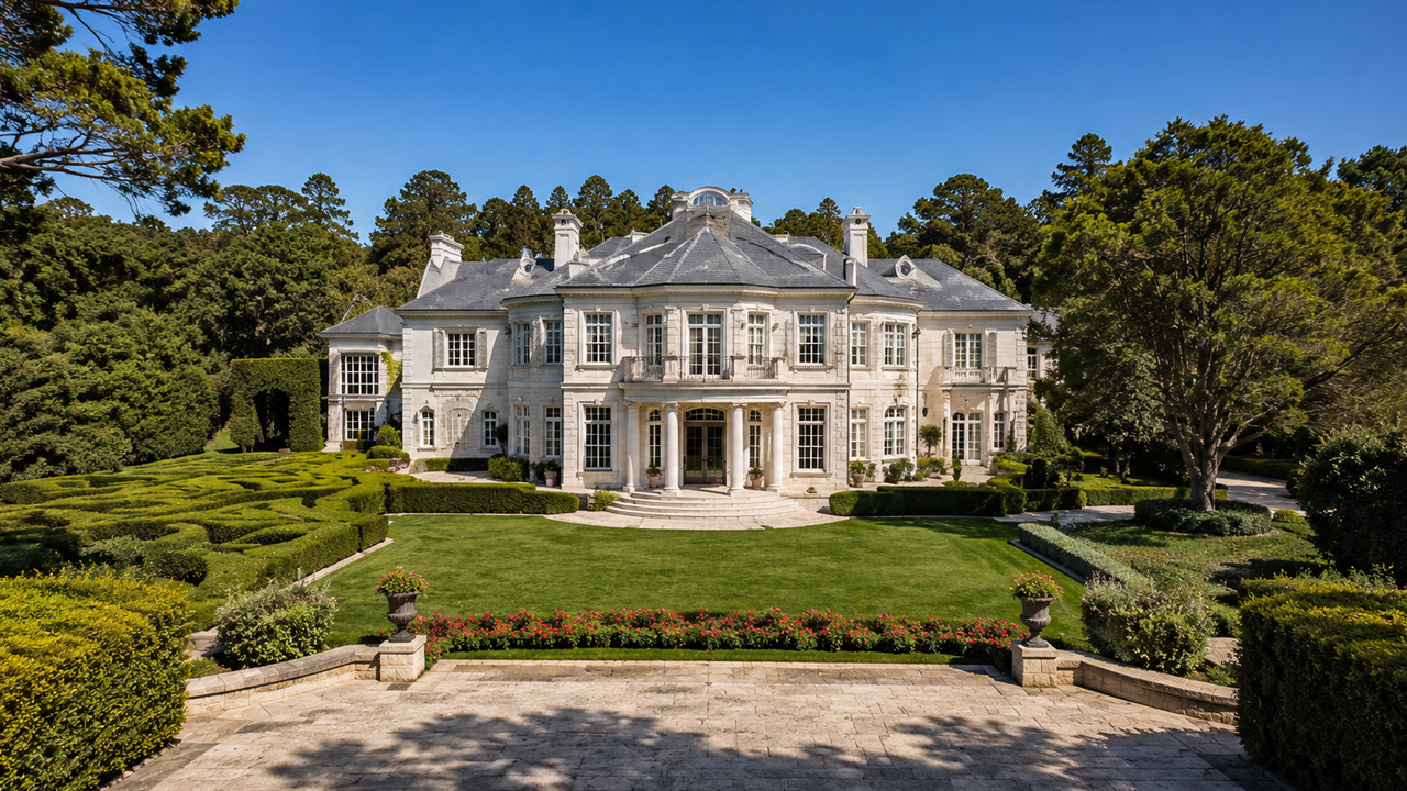 A hidden luxury estate that feels like a private garden escape