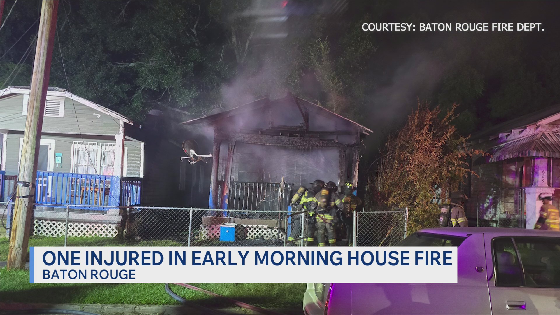 Baton Rouge Fire Department investigates early Saturday morning house fire