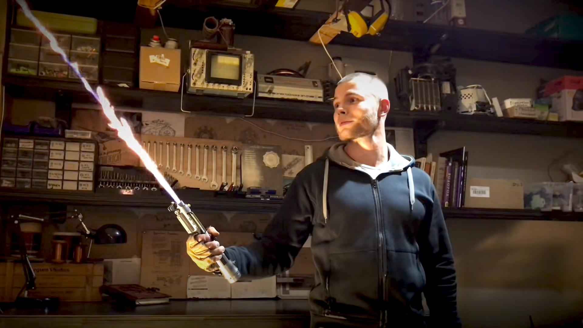 Creating The Worlds First Working Lightsaber