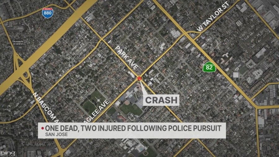 1 dead, 3 injured in car crash after suspect fled traffic stop