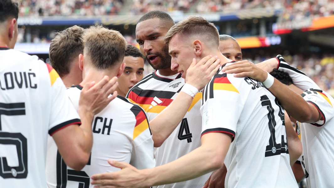 Germany lead Curaçao 3-1 at halftime in World Cup debut clash