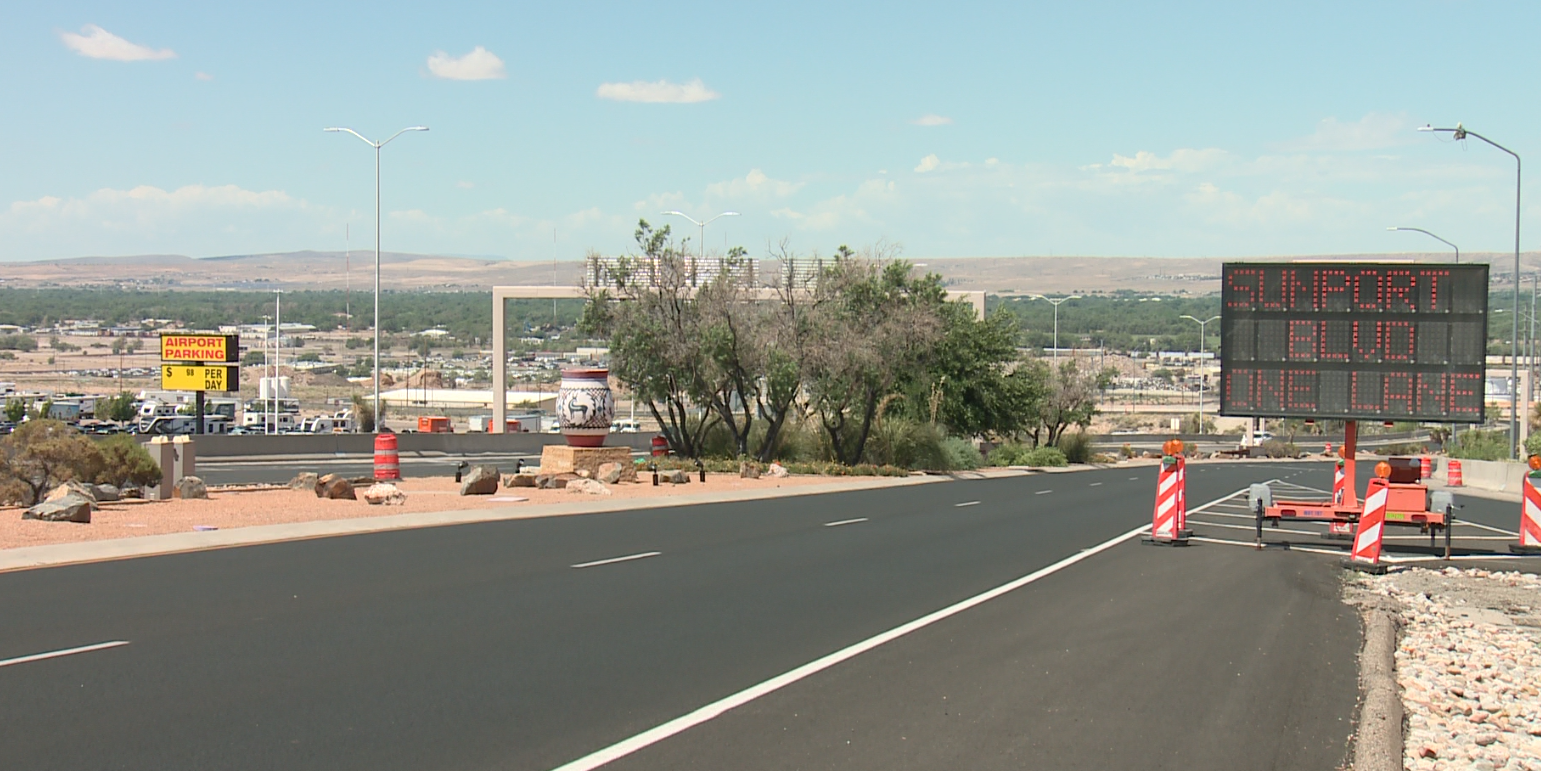 Road work on Sunport Boulevard begins June 15