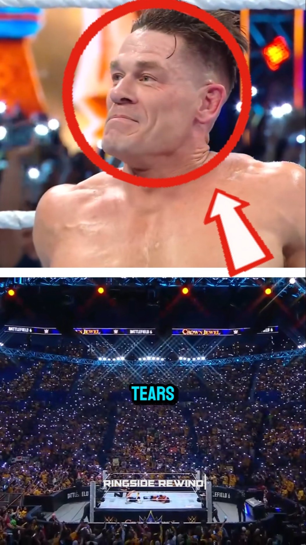 John Cena nearly breaks down honoring Bray Wyatt 😢🔥