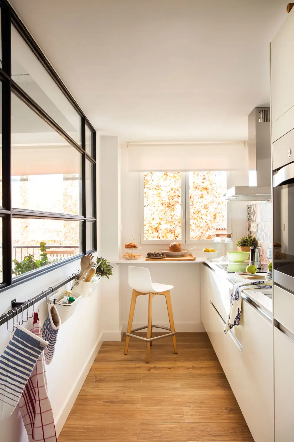 14 nuevas ideas para aprovechar el espacio en cocinas pequeñas