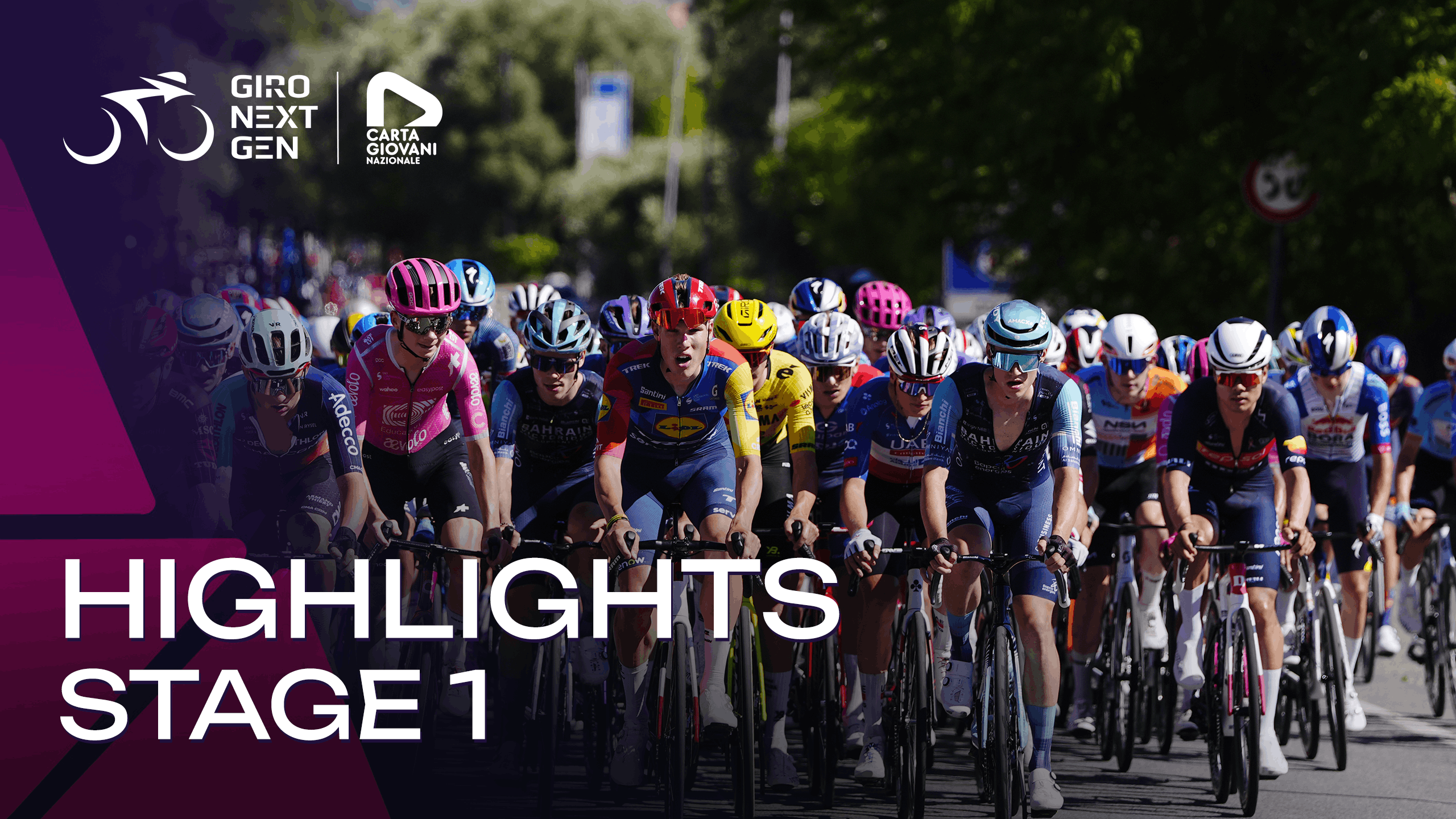 We are officially underway at Giro Next Gen! 😍 | Stage 1 | Giro Next ...