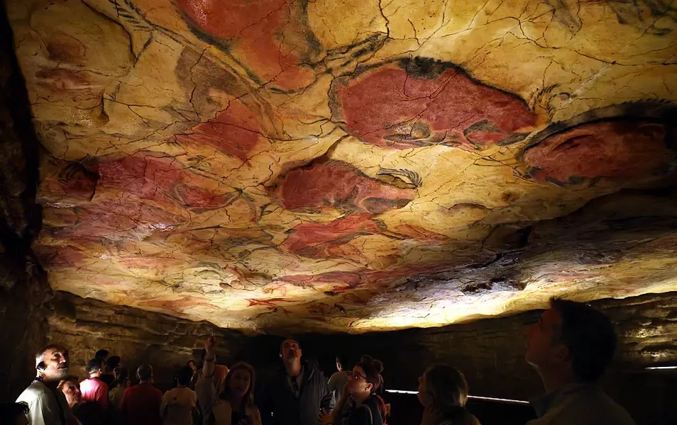 Rare glimpse inside Spain's sealed Cave of Altamira