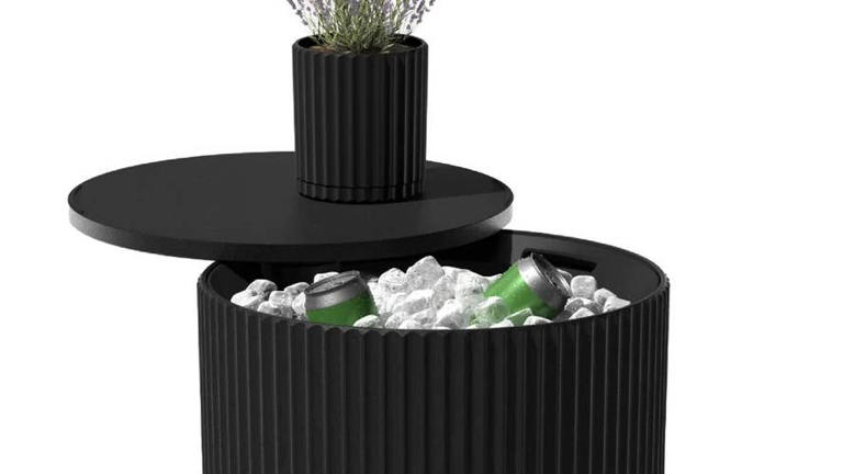 Costco's new cooler side table keeps drinks cold and adds style to your ...