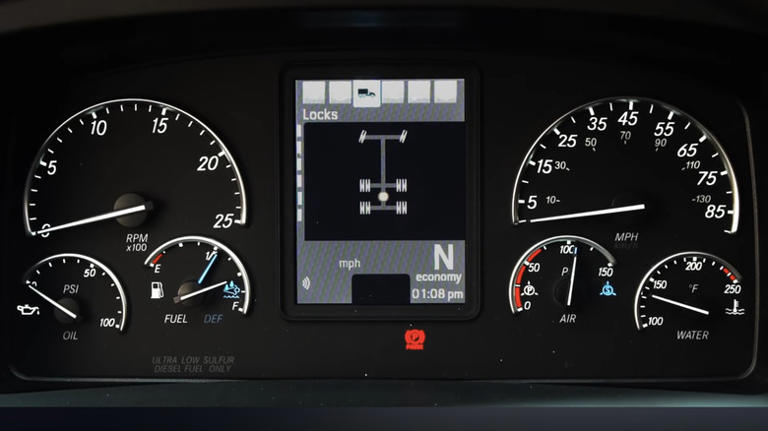 What the 'power divider' switch in a semi truck cab actually does to ...