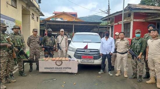 Fake Army car used to smuggle 15.35 kg opium in Manipur; one arrested ...