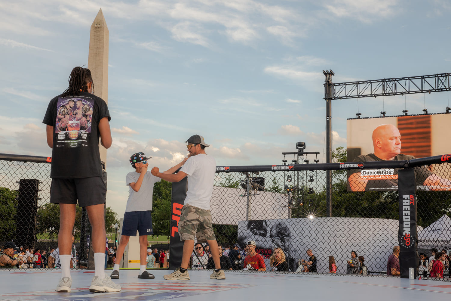 Trump, bald eagles and Zac Brown Band: Inside the UFC Freedom 250 fan fest