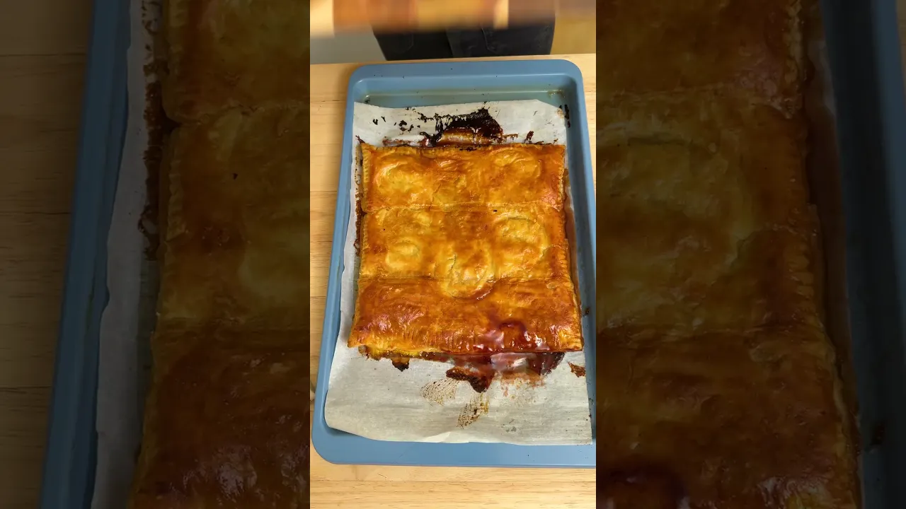 Easy upside down peach tart! 🍑#easyrecipe #peach #baking