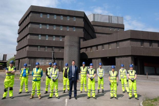 Grand redevelopment plans stall as steelworks building remains empty ...
