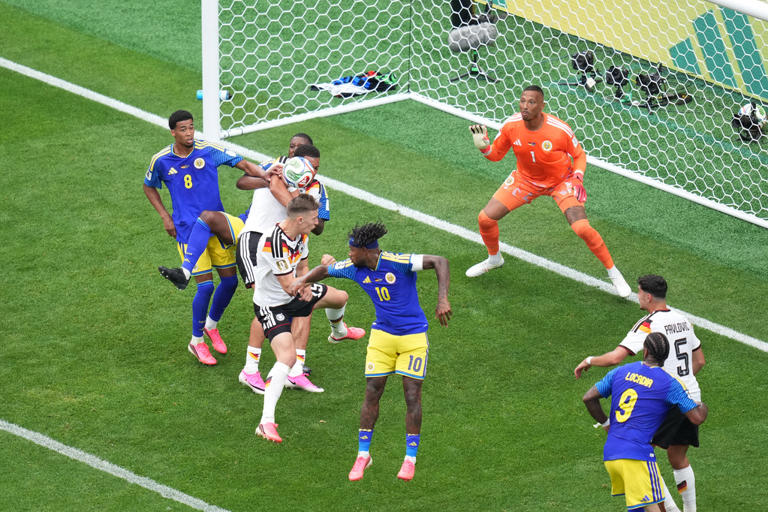 Germany surges to a 3-1 halftime lead as Curacao nets its 1st World Cup ...