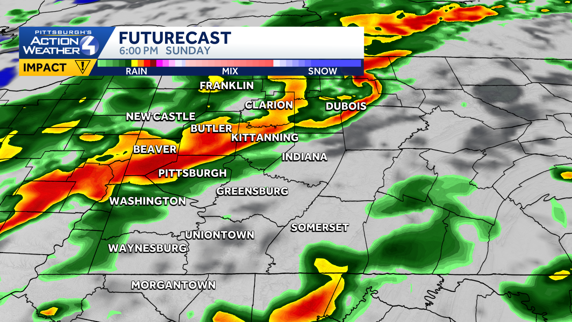 Live: Tornado warning issued Clarion County | Watches across western PA