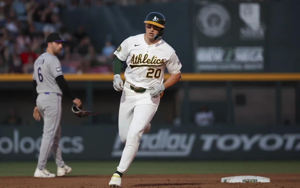 Athletics eye AL West tie with Rockies sweep