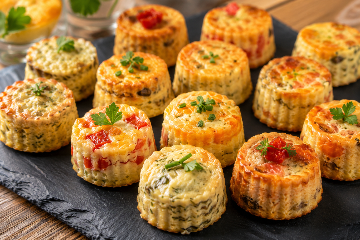 Prêts en 10 minutes et avec 3 œufs : ces mini-flans salés express vont ...