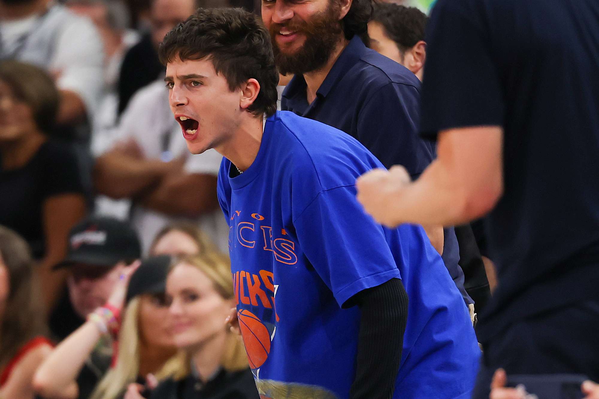 Stars react to Knicks NBA Finals win: Timothée disses Oscars, Cardi B ...