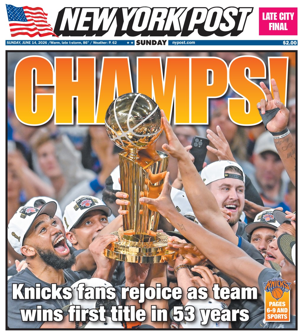 Air traffic controllers fanboy over Knicks’ Finals win as champions ...
