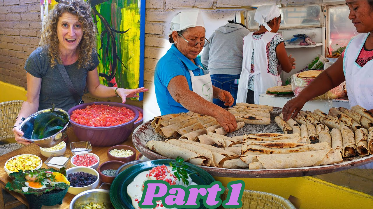 We tried Mexico’s famous flag dish in Oaxaca part 1