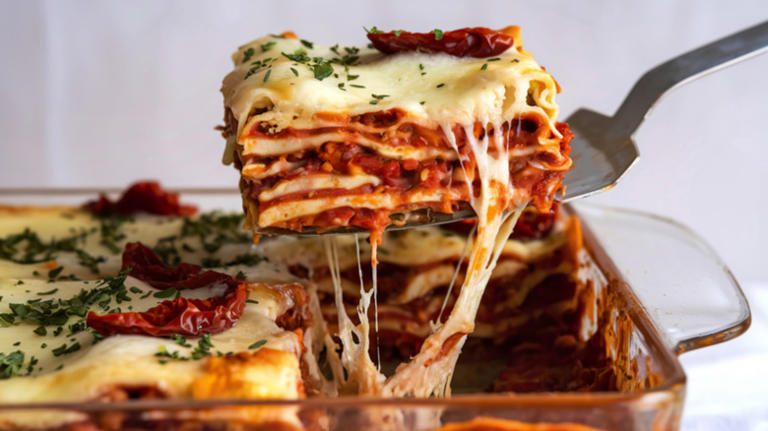 How medieval lasagna was flavored without tomatoes doing the heavy lifting