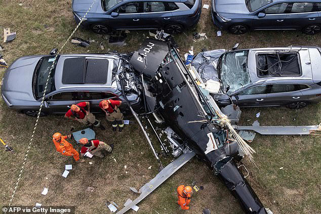 Six people are dead after two helicopters collided in Brazil and ...