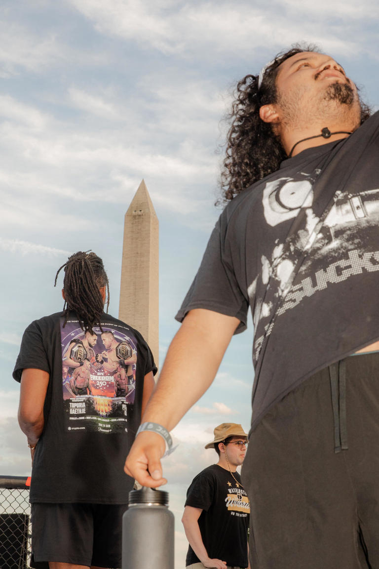 Trump, bald eagles and Zac Brown Band: Inside the UFC Freedom 250 fan fest