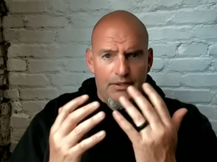 Fetterman: Proud to have "moral clarity" on Israel -- even if it ...