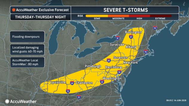 Severe thunderstorm risk to return to storm-weary Midwest