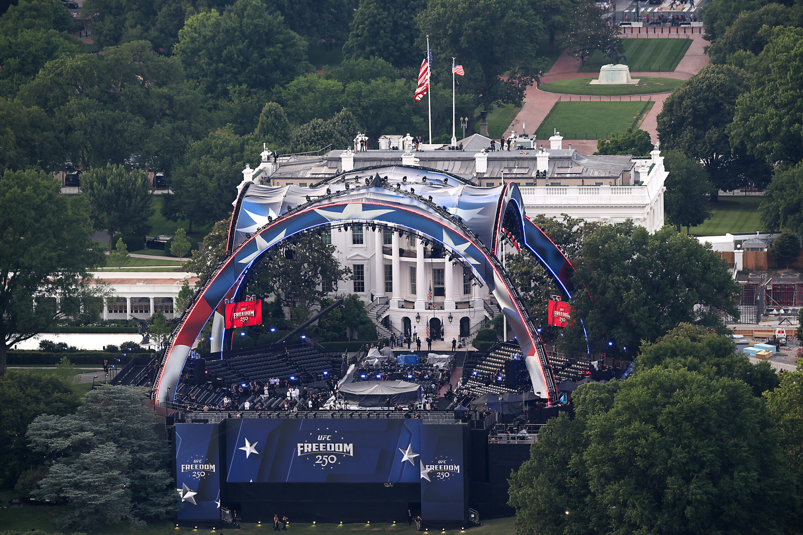 Trump’s big UFC ‘Freedom 250’ event pushed back due to terrible weather