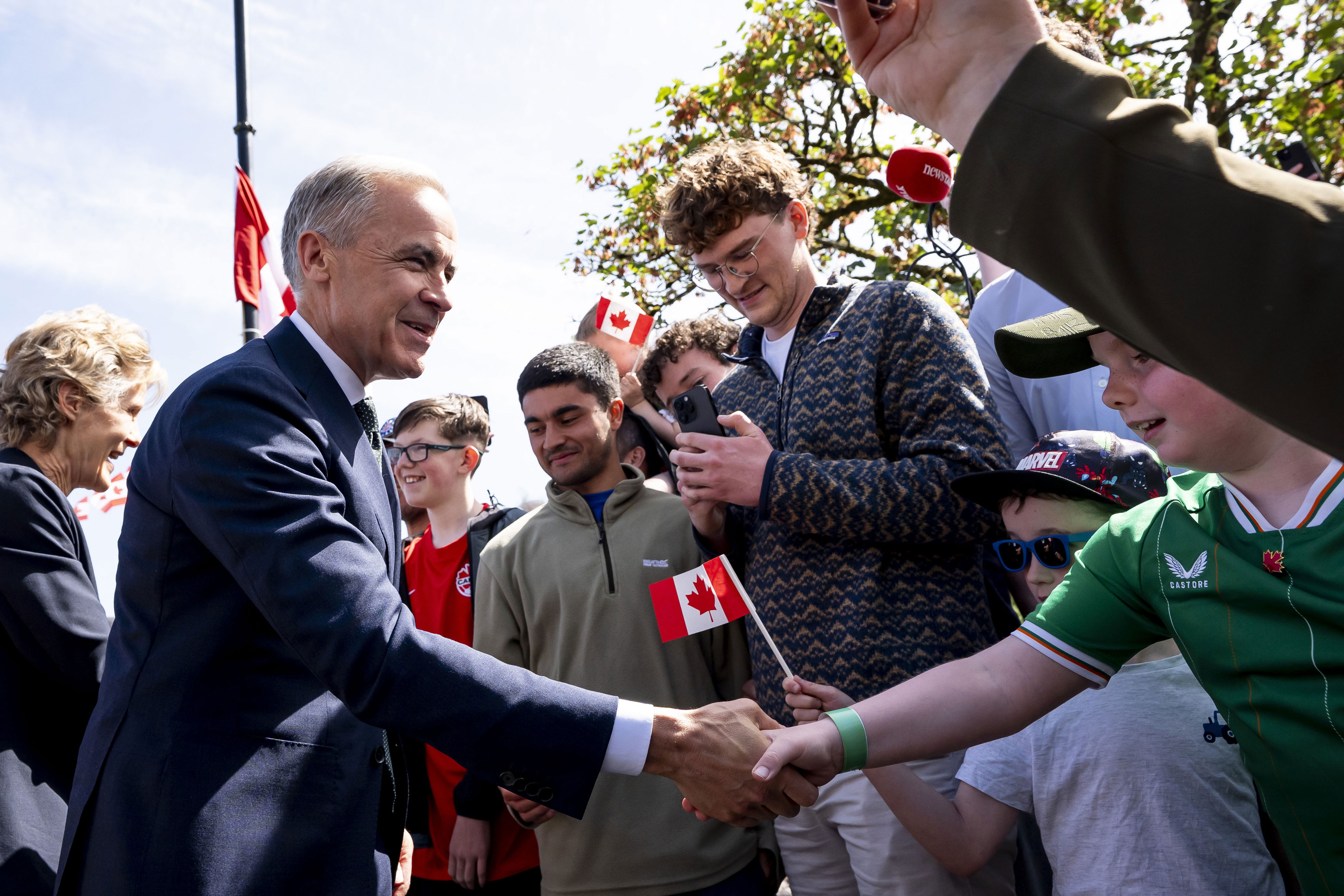 Carney gets warm welcome while visting County Mayo