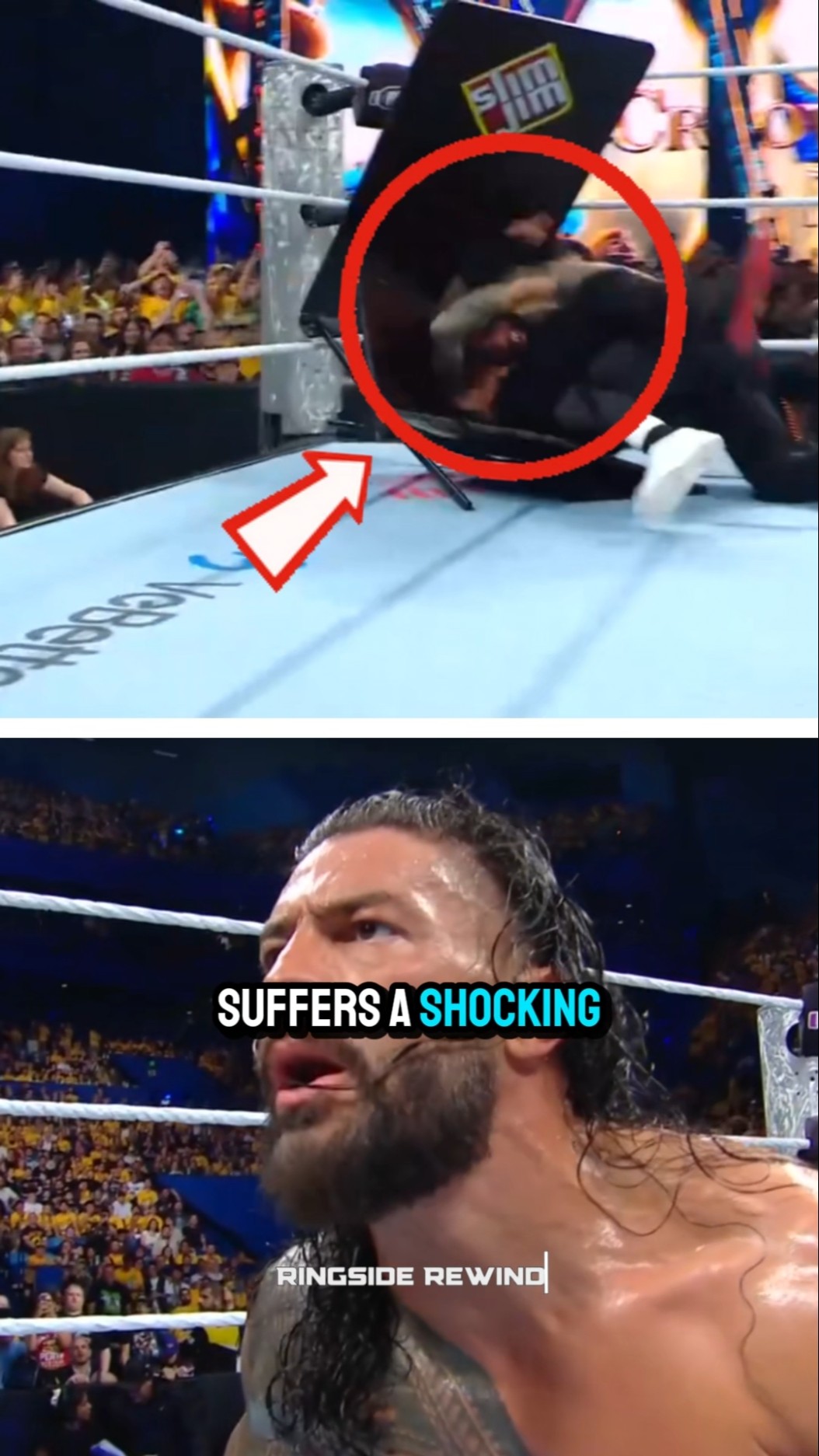 Roman Reigns snaps after shock loss at Crown Jewel 😯