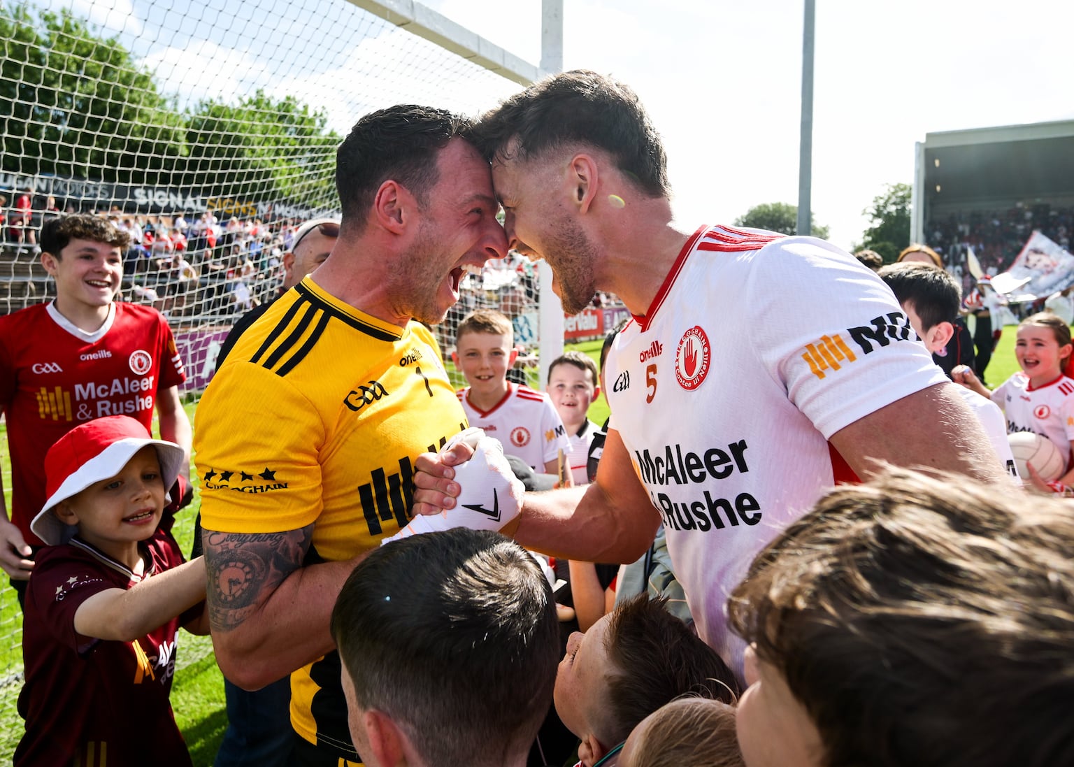 Fabien McQuillan: Half-time high jinx with the happy clifts watching ...