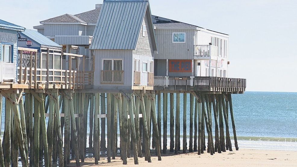 Bear spotted wandering into Old Orchard Beach from woods